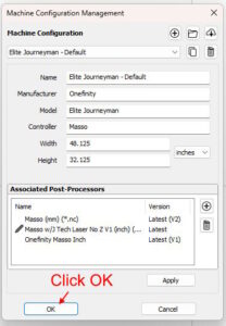 Vectric Laser Module Post Processors - J Tech Photonics, Inc.