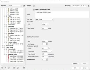 Vectric Laser Module Post Processors - J Tech Photonics, Inc.