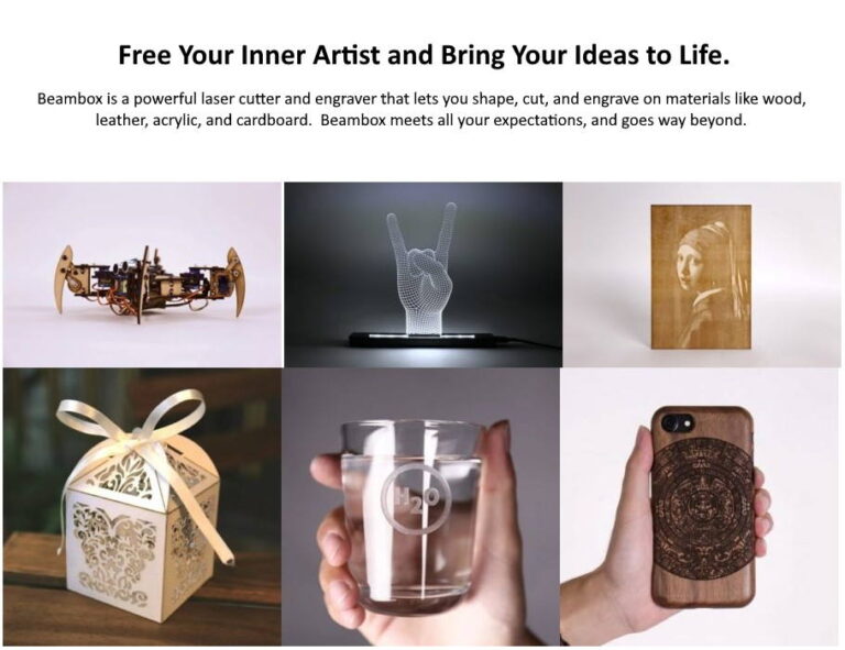 FLUX HEXA Desktop Laser Cutter & Engraver - (60W) - J Tech Photonics, Inc.